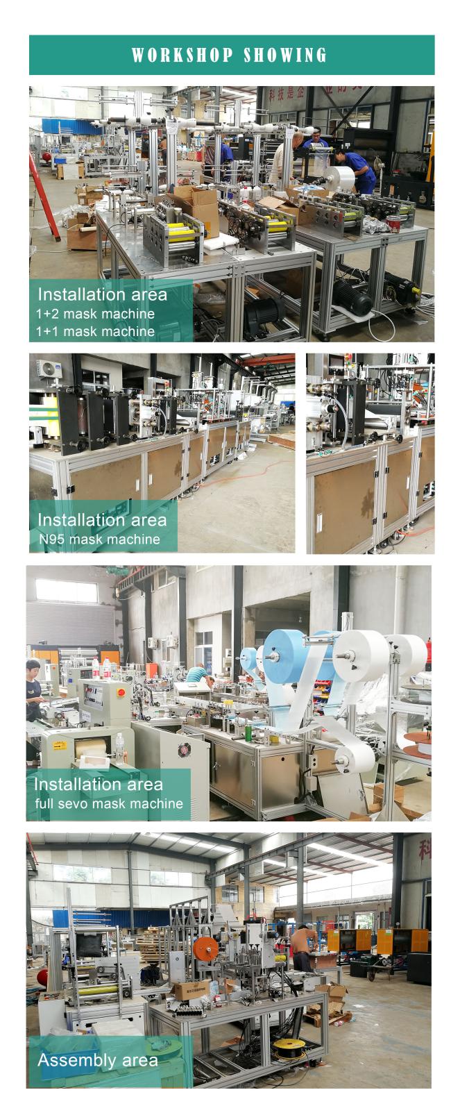 KN95 Medical Face Mask N95 Folding Mask Making Machine Mask Machine3plyn95cupmask FFP2/FFP3 Respirator Machine 2020 Ce Provided