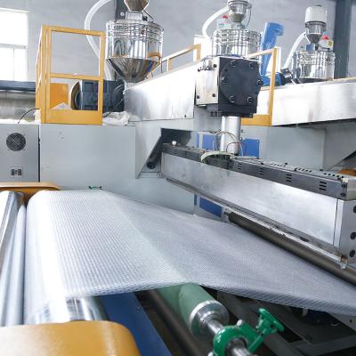 China machine for two layer air bubble sheet/ bubble roll wrap film 2 layers air bubble film machine for sale