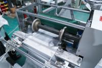 China disposable automatic plastic medical shoes cover making machine price for sale