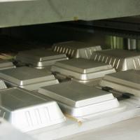 China Disposable fast food container making Machine for sale