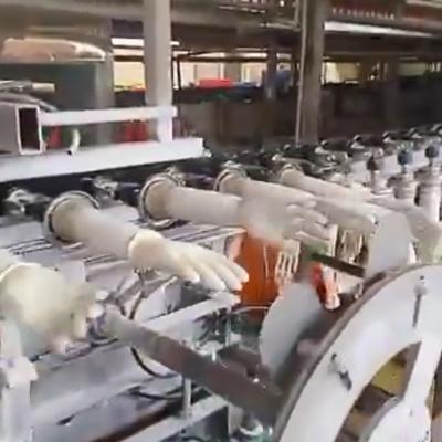 China Latex Rubber Hand Gloves Making Machines Latex Glove Making Machine Manufacturers In Malaysia Latex Gloves Line Making for sale