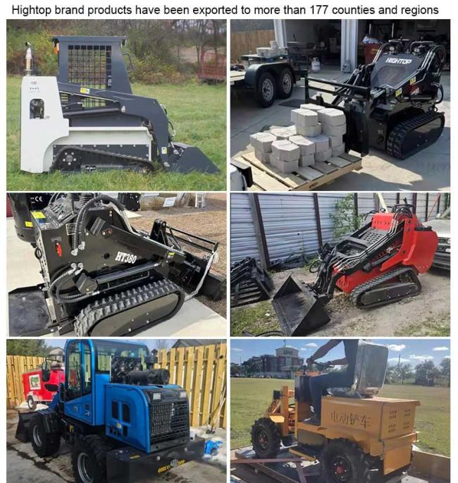 HTSL390 Skid Steer Loader rear view