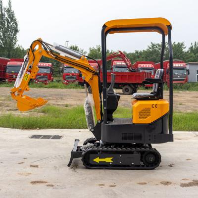China Four Legged Shed 1T Mini Excavator Long Life Construction Mini Digger for sale