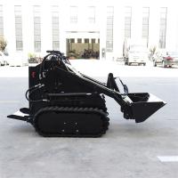 China HTS380 Crawler Skid Steer Loader with 23hp Kubota Diesel Engine, 636mm Wheelbase, and Multifunctional Attachment System for sale