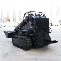 China HTS380 Crawler Skid Steer Loader with 23hp Kubota Diesel Engine, 636mm Wheelbase, and Multifunctional Attachment System for sale