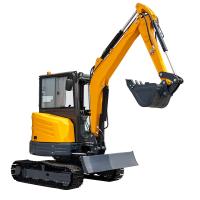 China HT35 3.5ton Mini Excavator with Kubota D1703 Engine and Optimized Hydraulic System for sale