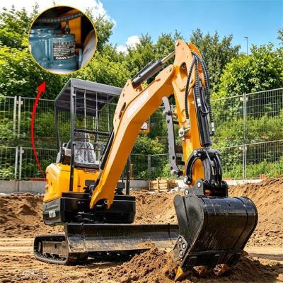 China HT-20U Mini Excavator with 1650 kg Working Weight and Zero-Tail-Swing Structure for sale