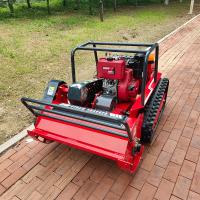 China HTM80 Remote Control Crawler Lawn Mower for sale