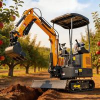 China HT15 1.5 Ton Mini Crawler Excavator for sale