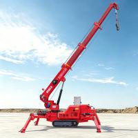 China 2 Tons Spider Crawler Crane With Rubber Tracked Chassis For Small Spaces for sale