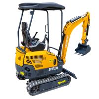 China HT18L Mini Excavator with Kubota Engine 2m Digging Depth Width for Compact Spaces for sale