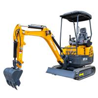 China HT18L Mini Excavator with Kubota Engine 2m Digging Depth Width for Compact Spaces for sale