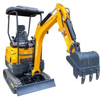China HT18L Mini Excavator with Kubota Engine 2m Digging Depth Width for Compact Spaces for sale