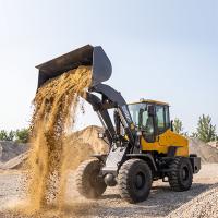 China 3T Rated Loading Capacity Wheeled Loader Minimum Turning Radius for Wheel Loader Operations for sale