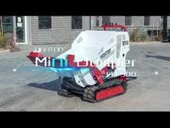 Het Spoorkipwagen HT500 van Epa Mini Crawler Dumper Transporter Rubber van de benzinemotor