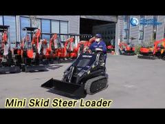 Crawler Mini Skid Steer Loader 2115mm Height Versatile Powerful