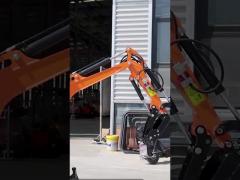 CE EURO5 Engine Hightop Mini Excavator HT10G Compact Mini Digger 360 Rotate