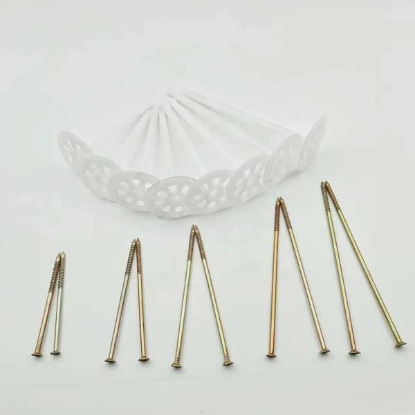 Quality Punch Insertion Installation Plastic Insulation Fixing Anchors White 8MM for sale