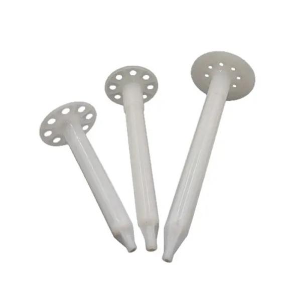 Quality Standard Flat Wall Rigid Insulation Anchors With Anti Rotation Design Nail for sale