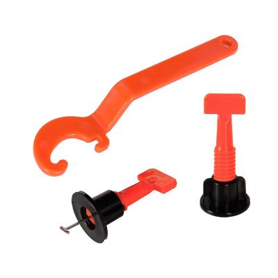 China Red Or Different Color Floor Tile Leveling System With Manual Installation for sale