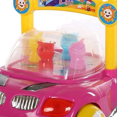 Cina Musical Rubber Wheel Baby Walker 2022 Modello Ride On Toy per bambini da 2 a 4 anni in vendita