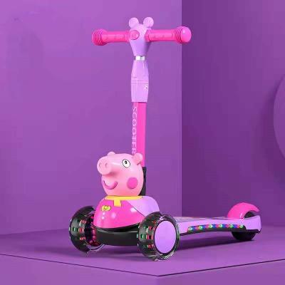 Cina Buona corsa a calcio su scooter auto Pedal piede pieghevole Stand per il bambino equilibrio auto di plastica in vendita