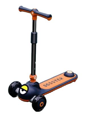 Cina Sedile in pelle morbida 3 ruote guida su scooter auto per bambini Un pulsante pieghevole Neutrale per genere in vendita