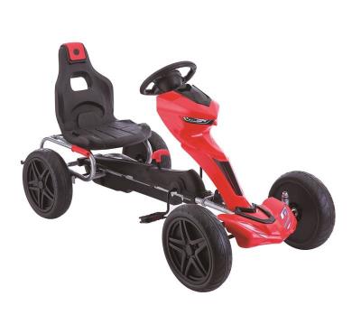 Cina I bambini guidano un'auto Go-Kart a pedali con un'imbracatura e un freno di plastica rossa in vendita