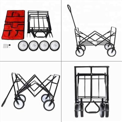 Cina Tubo in acciaio 25*10*0.7CM Portable Beach Trolley per giardino all'aperto in vendita