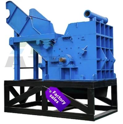 China Trituradora de chatarra de metal fácil de operar trituradora de latas de aluminio para reciclaje de metales pesados en venta