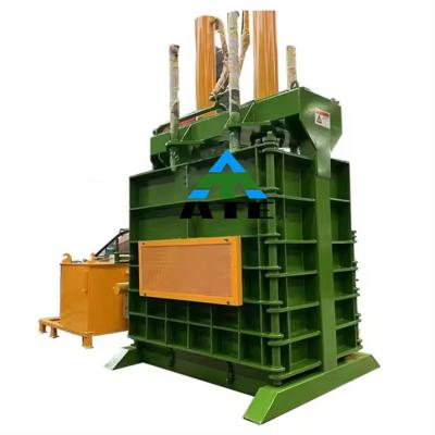 China Balkendichtheid klant 650 kg tweedehands kleding katoenen doos Plastic balkenpers machine Te koop