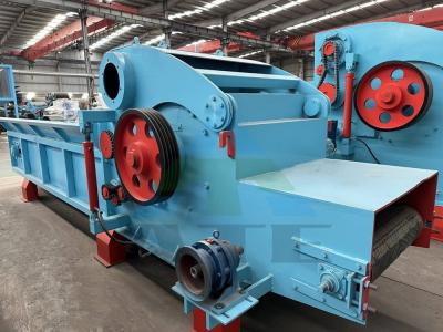 China 380v Capacity 2-3t/h Wooden Drum Wood Chipper for Bamboo Wood Chipping Crusher Machine for sale