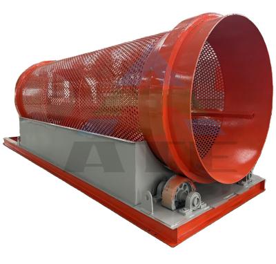 Cina Macchine di setacciatura a tamburo a rotolo per carta di scarto domestica, plastica, vetro, metalli e tessuti in vendita