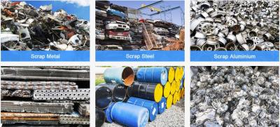 China Automatische metaalbreker voor het recyclen van auto's en fietsen Te koop