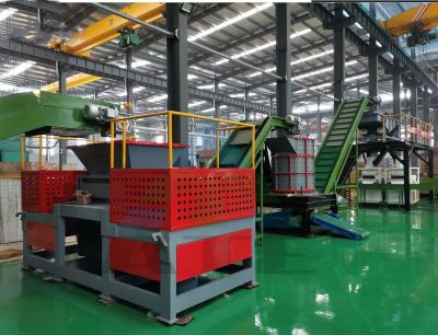 Cina Linea di riciclaggio per la frantumazione e il selezionamento dei rifiuti di radiatori con peso di 2000 kg in vendita