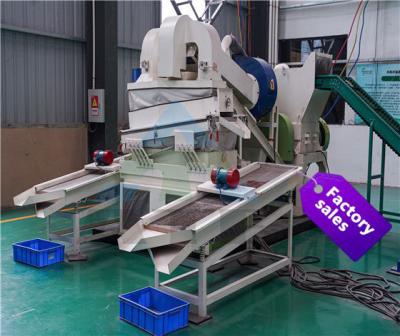 China Scrap Copper PVC Granulator Separate Automatic Scrap Cable Granulator Output Sizes 3cm for sale