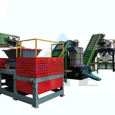 Cina Linea di triturazione di alluminio fuso a doppio albero Macchina di frantumazione di rottami di metallo a 2200 kg di peso in vendita