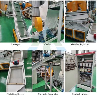 China Granulador avançado de fios de cobre de sucata para reciclagem e fabricação automática de cabos à venda