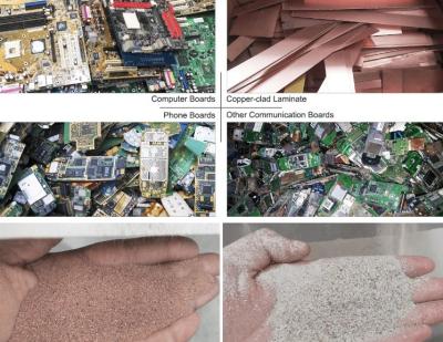 China 1000kg/h PCB Separator For Metal Recycling Power kw 65/90/120 Within Wooden Packing for sale