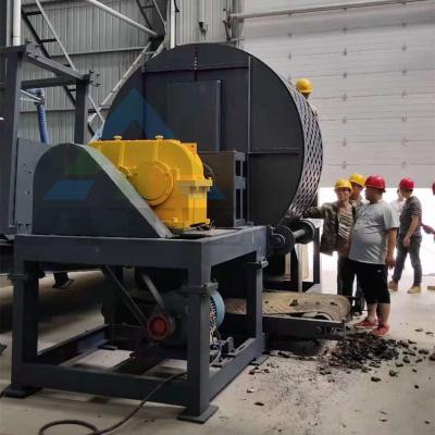 China High Level Tire Recycling Machine Automatic Double Shaft Shredder for Scrap Rubber Tyre for sale