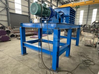 China Resíduos Domésticos Sacos de plástico Sacos tecidos Quebra-bolhas Máquina de quebrar sacos manual à venda