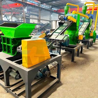 China Scrap Computer Board Separating and E-Waste Recycling Mother Board Crushing Machinery for sale