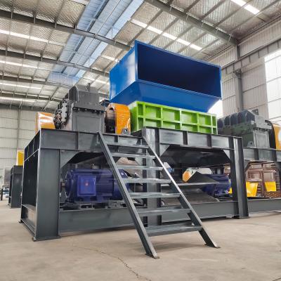 China 30kW krachtige zware plastic emmer shredder voor auto metaal en wanddikte Te koop