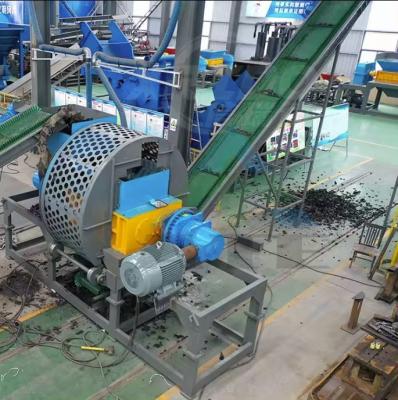 Cina Macchina per il riciclaggio degli pneumatici a doppio albero Trinciatrice di pneumatici per gomma di scarto pneumatici per auto e camion in vendita