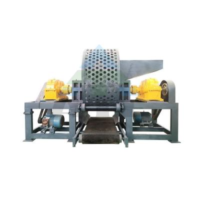 Cina Macchina per il riciclaggio degli pneumatici a doppio albero Trinciatrice di pneumatici per gomma di scarto pneumatici per auto e camion in vendita