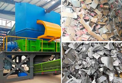 China Customized Waste Aluminum Crushing Metal Shredder for Stainless Steel Processing for sale