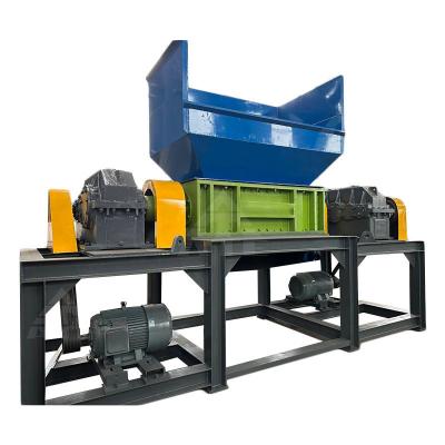 China 200-2200 mm Input Size Double Shaft Shredder voor metaal- en plasticafvalglasflessen Te koop