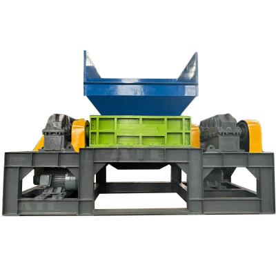 China Dubbele schacht glasfles hamer metaalschroot shredder crusher machine 0,5T gewicht Te koop