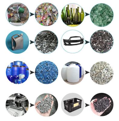 Cina Rompitore a doppio albero metallico per rottami pesanti rifiuti di plastica Prodotto finale 1-10 Cm Output in vendita
