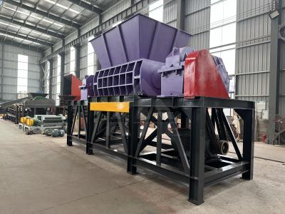 Cina Trituratore a doppio albero per il riciclaggio di carta, cartone, gomma, rifiuti di plastica e rottami di acciaio in vendita